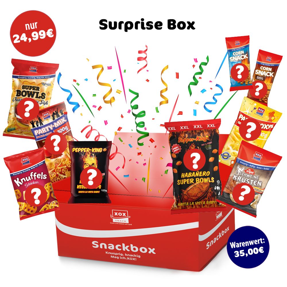 XOX Surprise Box - Überraschung | 1014 | XOX Group | Snack und Gebäck ...